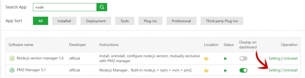 How To Add Nodejs Projects In Aapanel