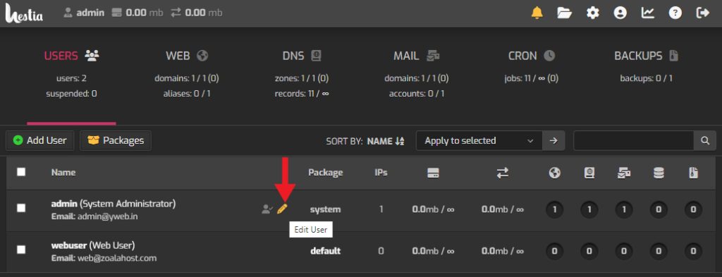 How To Add Database In Hestia Control Panel (HestiaCP)? – ZolaHost