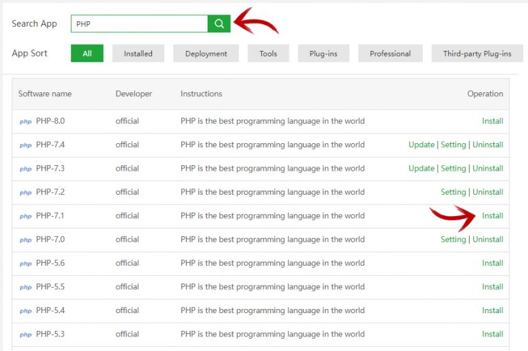 How To Change PHP Version In aaPanel? – ZolaHost