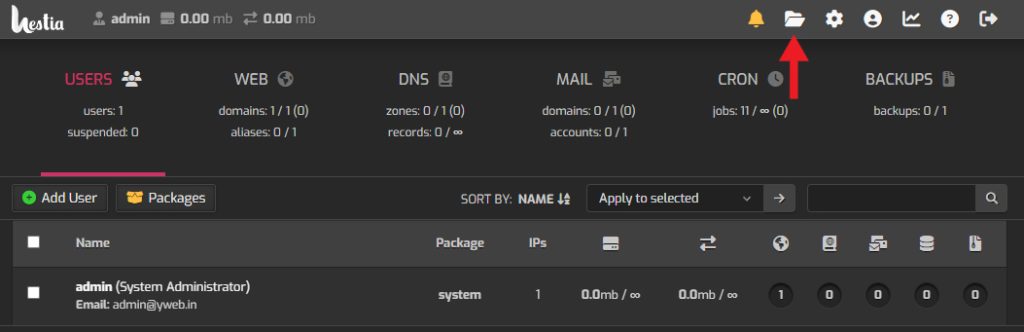 How To Upload Files in Hestia Control Panel (HestiaCP)? – ZolaHost